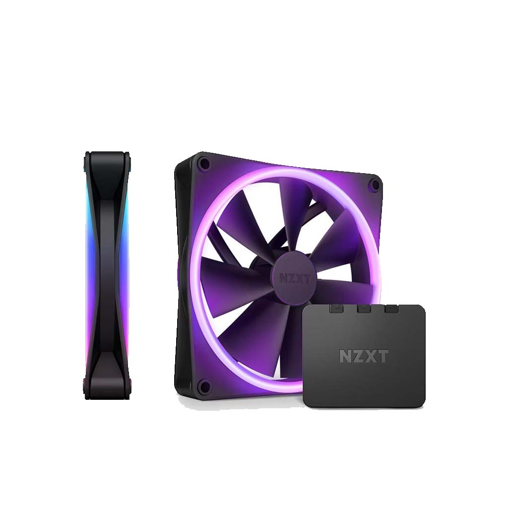 COOLERS CASE FAN 140mm NZXT 2x F140 RGB DUO PWM, Static Pressure, 1.800 ...